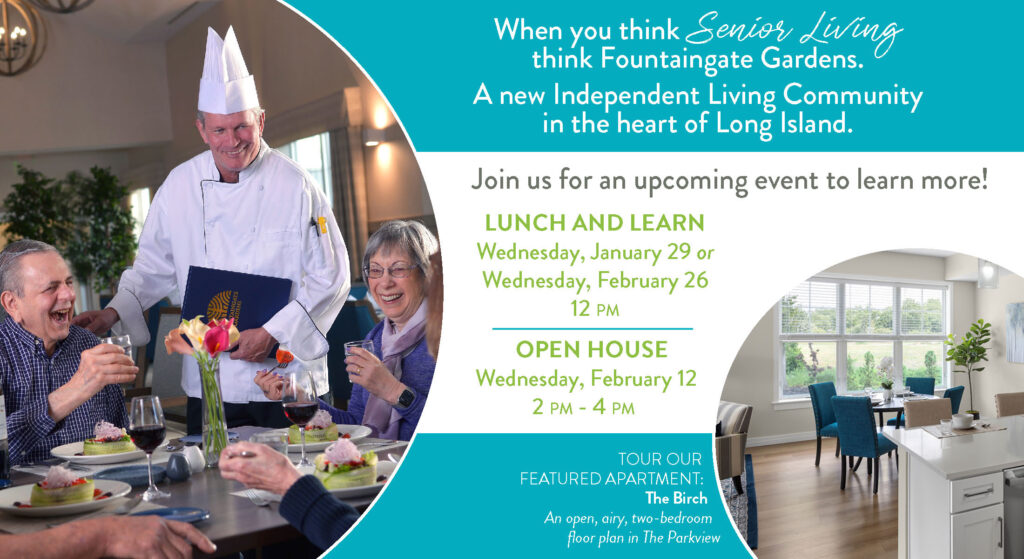Join Us for Lunch and Learn About a Perfect Retirement! | Fountaingate